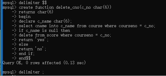 MySQL8.0的end$$结束标志没有空格，delimiter ;需要空格_end $$-CSDN博客