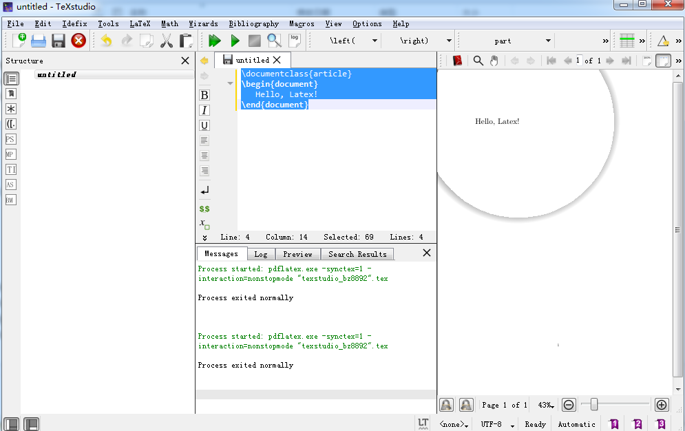 文本编辑器Tex安装使用_basic-miktex windows7_DringZhang的博客-CSDN博客