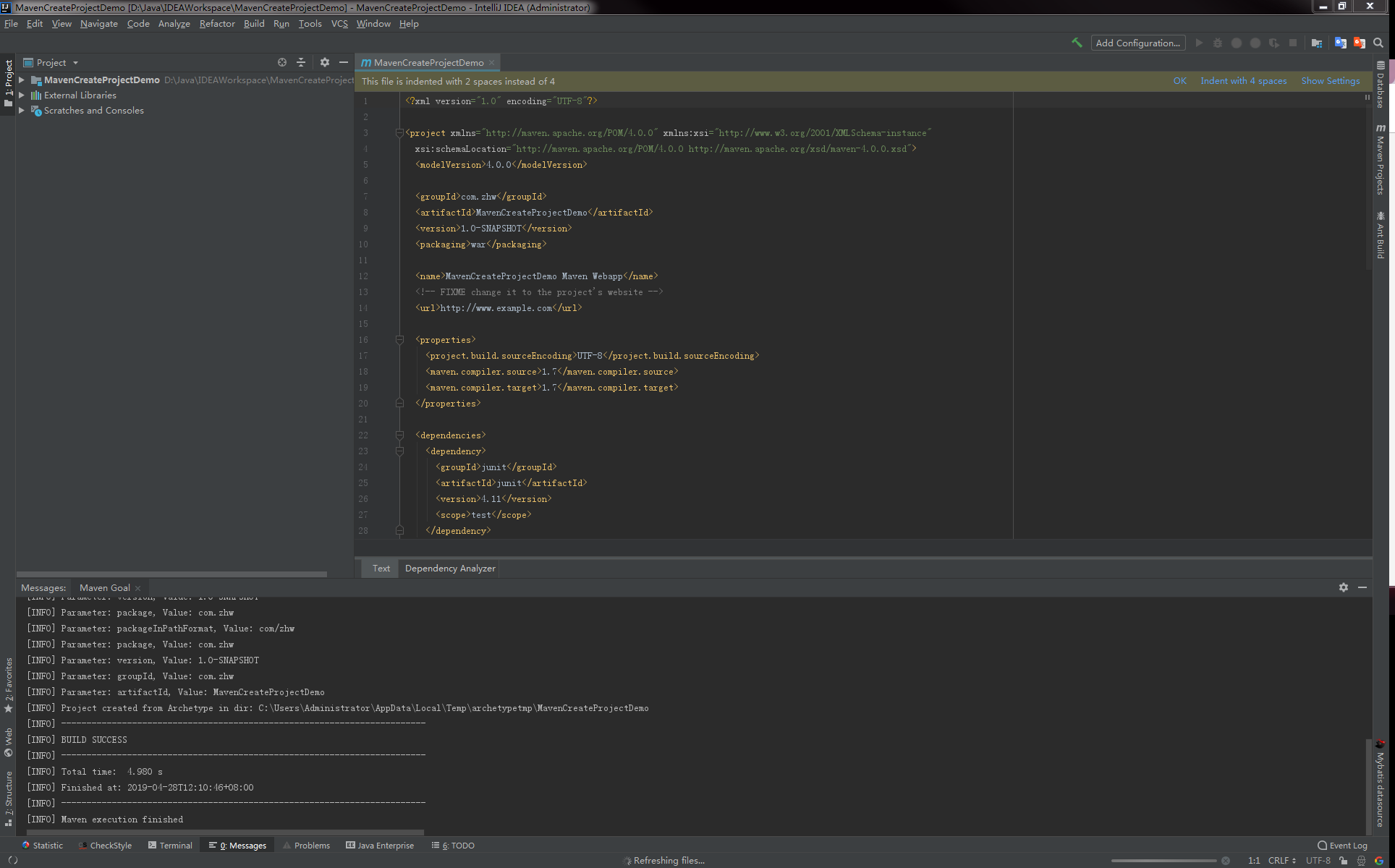 IDEA使用maven创建指定版本webapp项目或修改webapp版本_webapp的版本在哪该-CSDN博客