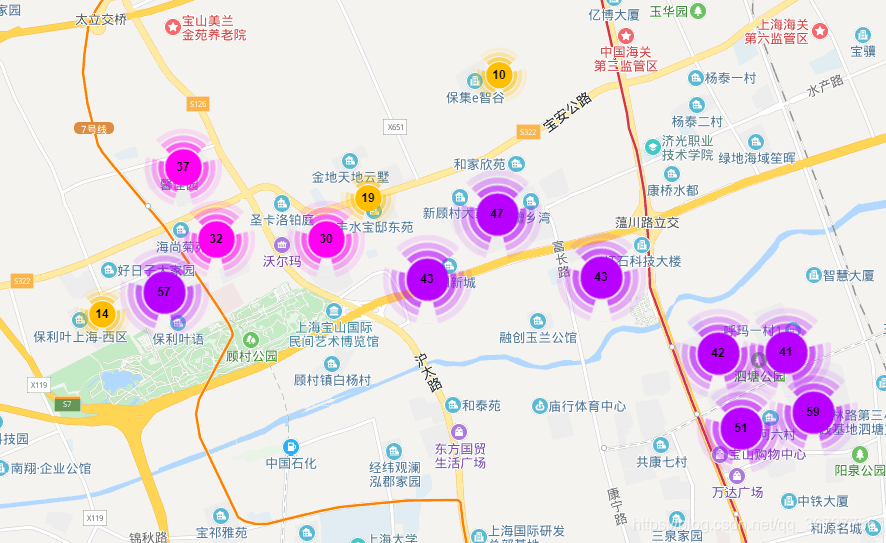 Vue中百度地图组件,点聚合bmlmarkerclusterer Csdn博客
