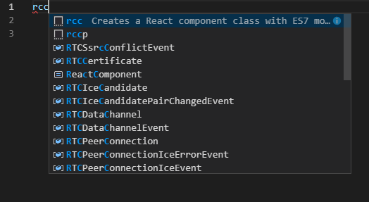 vscode中一键生成react代码块以及快速补全react代码_vscode hooks模板-CSDN博客