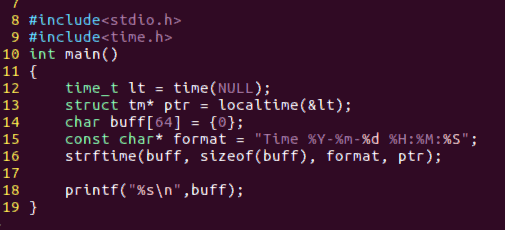 strptime和strftime函数_man strftime-CSDN博客