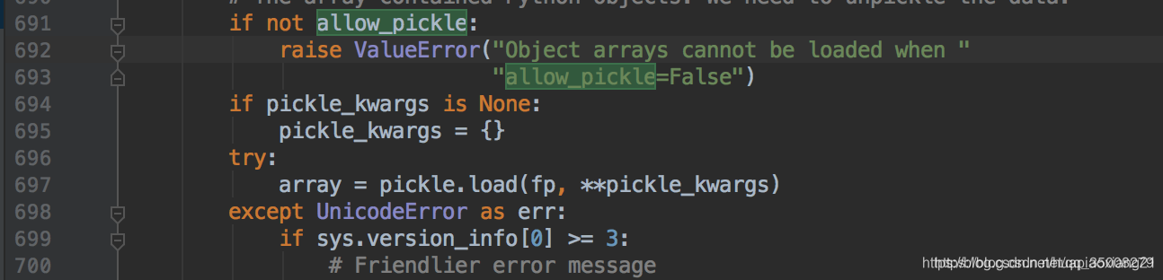 Valueerror Object Arrays Cannot Be Loaded When Allow Pickle False