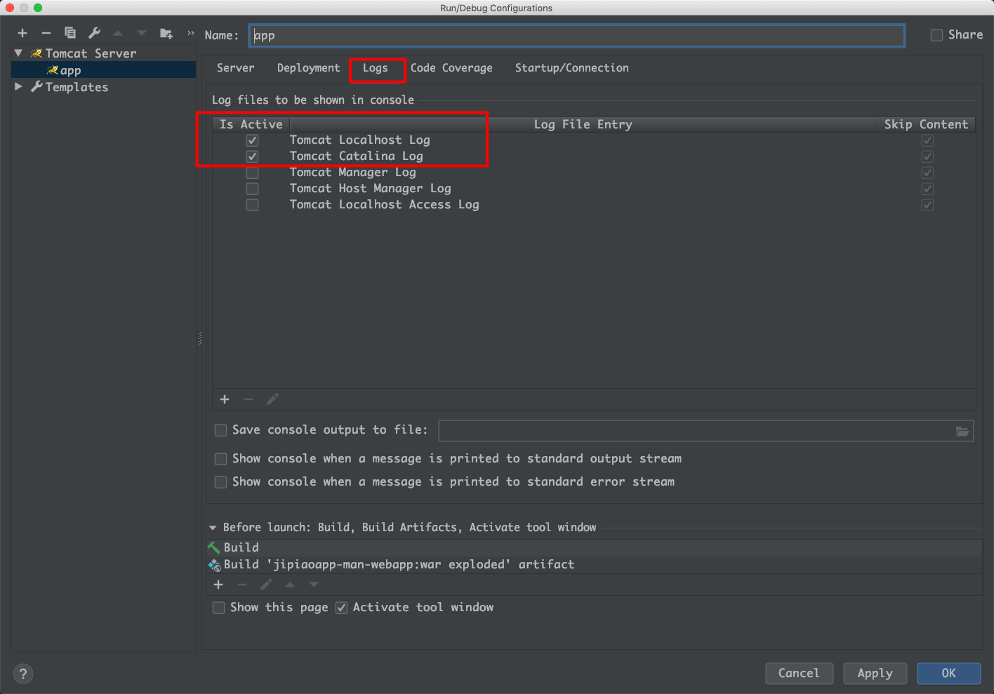 tomcat本地错误日志查看（See server log for details）_error during artifact deployment. see server log f-CSDN博客