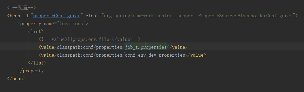 PropertySourcesPlaceholderConfigurer读取配置文件的坑_tomcat9 spring5 ...