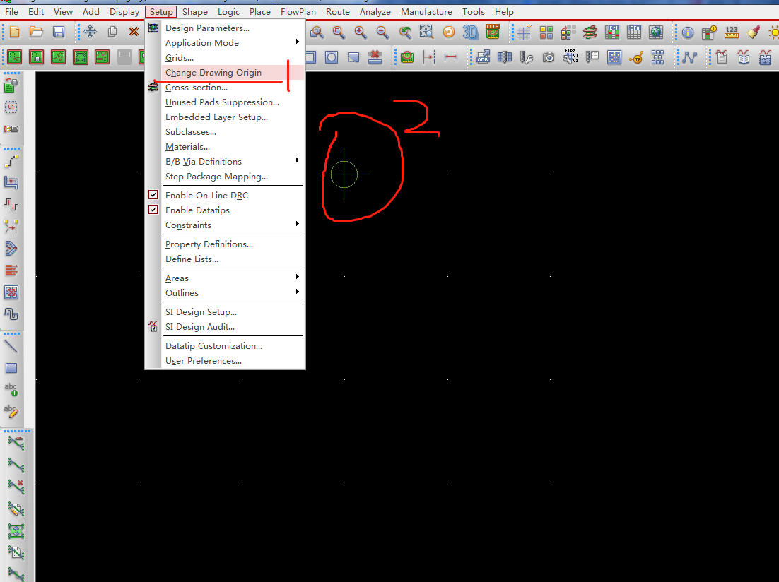 【2 Allegro PCB 画封装常见问题】设置原点的两种方法_allegro封装原点设置-CSDN博客