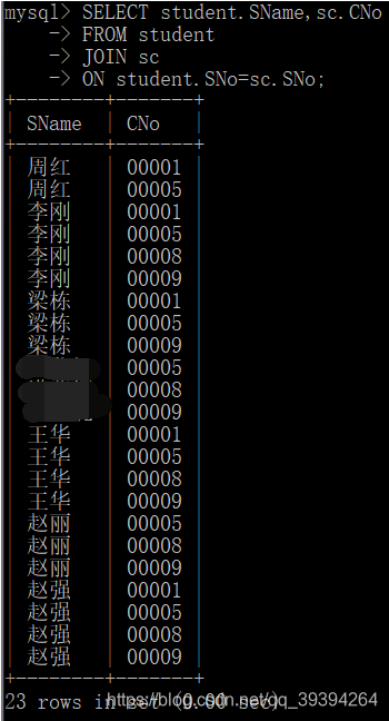 Mysql数据库实验:任务四 数据库的多表查询设计落落free的博客 Csdn博客