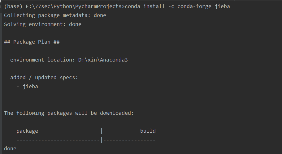 Anaconda使用conda来快速安装python库，比如，jieba，wordcloudconda Install C Conda Forge Py6s Csdn博客 