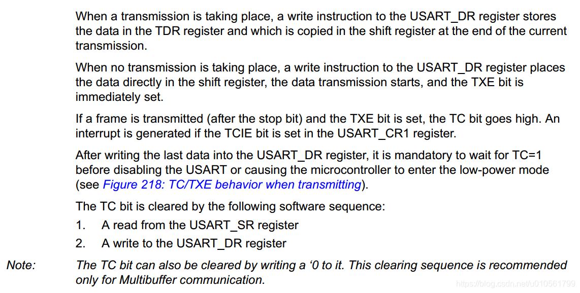 Stm32的usart发送中断标志位usartittxe和usartittcstm32 串口发送完成中断标志位 Csdn博客
