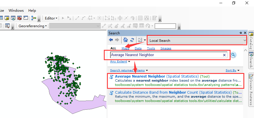 在ArcGIS中计算平均最近邻距离的操作步骤_average nearest neighbor-CSDN博客