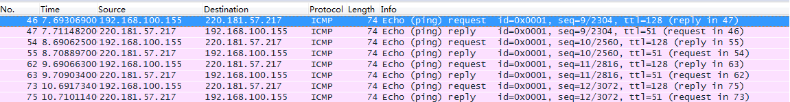 Wireshark抓包——icmp协议分析wireshark Icmp Csdn博客