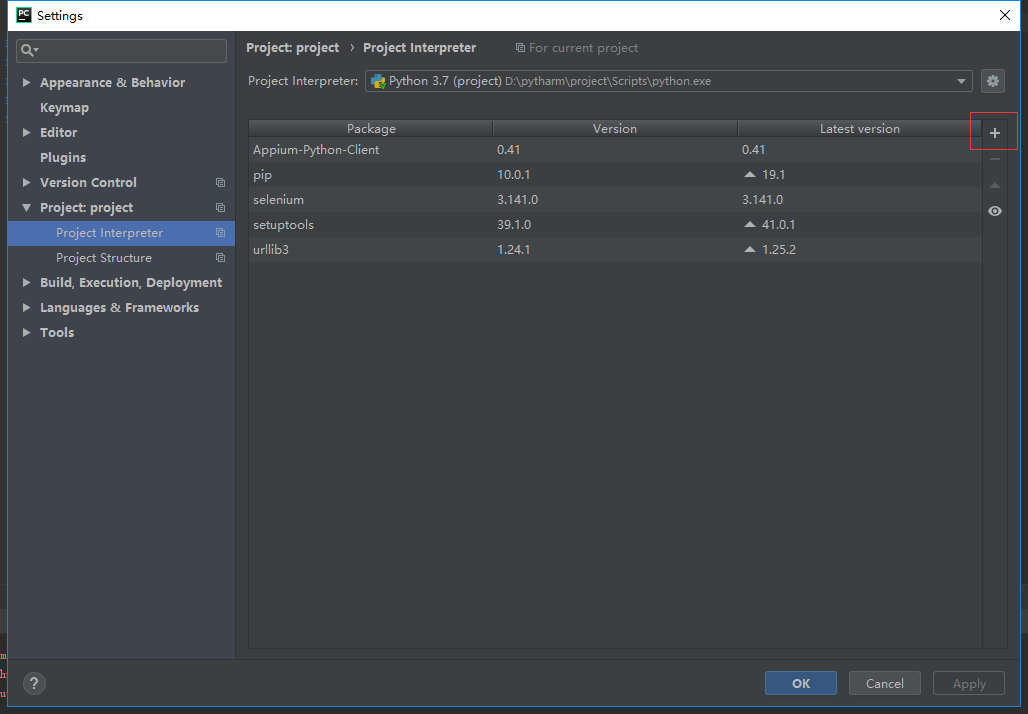 appium | pycharm 中 import webdriver 报错。_pycharm导入webdriver模块出错-CSDN博客