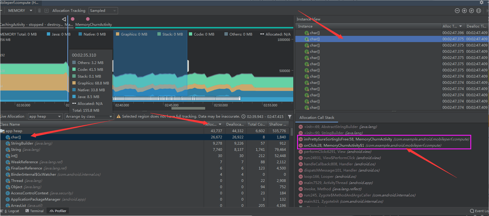 Android性能优化——内存抖动触发GC问题_android profiler分析频繁gc的代码位置-CSDN博客