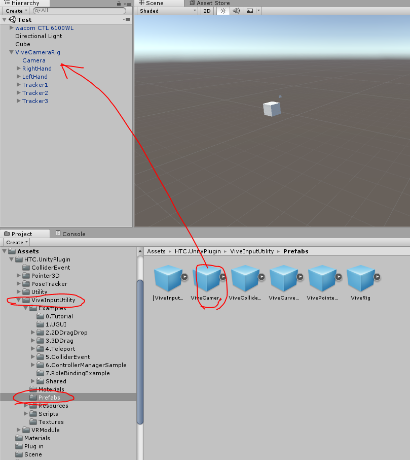 HTC Vive Many no se puede reconocer - programador clic