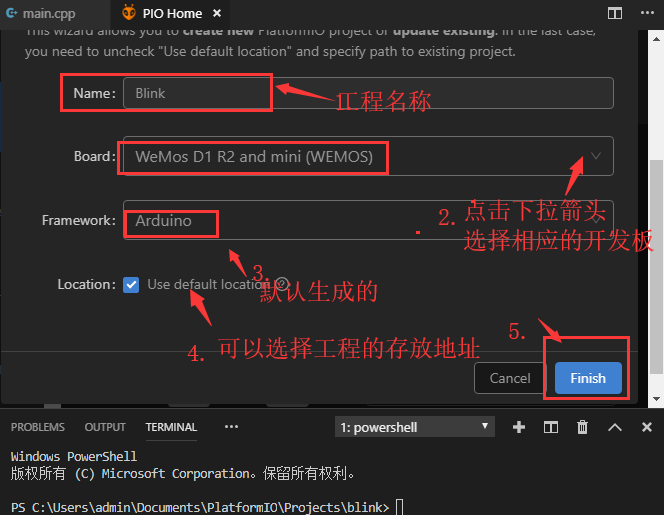 VSCode+PlatformIo IDE实现arduino IOT嵌入式编程---Wemos D1 Mini点亮板载LED灯_arduino wemos d1 platformio-CSDN博客