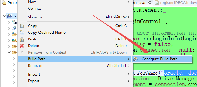 JavaWeb项目已添加外部扩展Oracle驱动文件后连接数提示java.lang.ClassNotFoundException ...