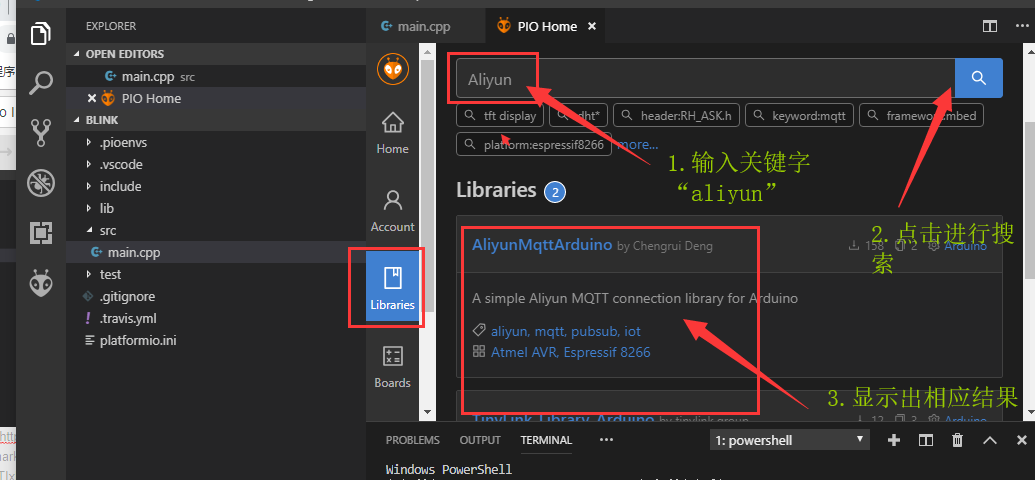 VSCode+PlatformIo IDE实现arduino IOT嵌入式编程---Wemos D1 Mini点亮板载LED灯_arduino wemos d1 platformio-CSDN博客
