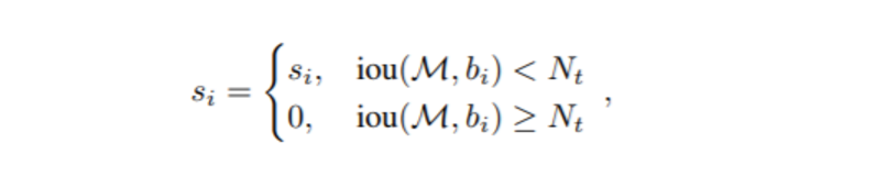 目标检测中的检测框合并策略：NMS和Soft-NMS_目标检测算法中检测框合并策略-CSDN博客