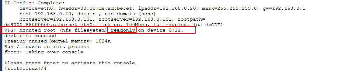 从零开始之驱动开发、linux驱动（七十、4.19内核nfs挂载只读问题的延伸）_vfs: mounted root (nfs filesystem) readonly on dev-CSDN博客