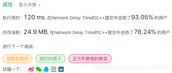 Leetcode 网络延迟时间(图的最短路径问题)hestyle的博客 Csdn博客 0839