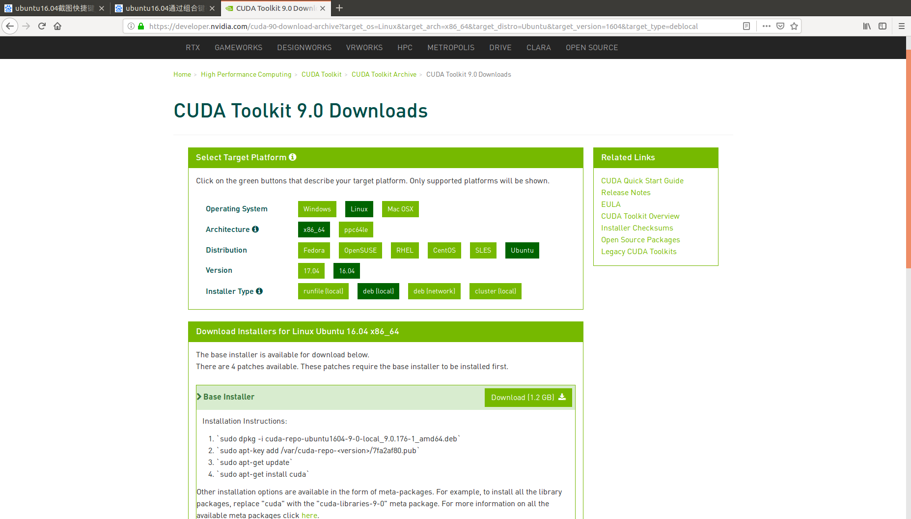 ubuntu16.04+CUDA9.0+pytorch0.4.1+pycharm_清华镜像源安装pytorch 0.4 cuda 9.0-CSDN博客