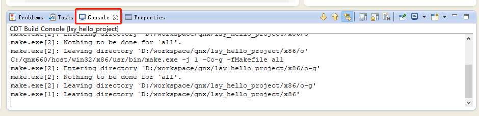 使用QNX Momentics IDE创建一个c工程-CSDN博客