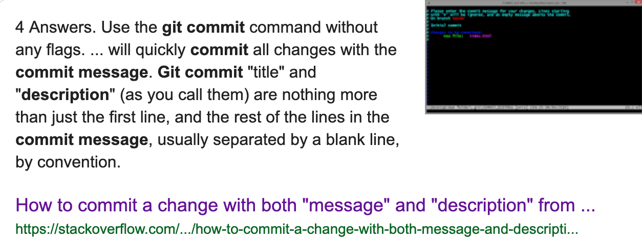 git提交时的message和description_git commit meesage description-CSDN博客