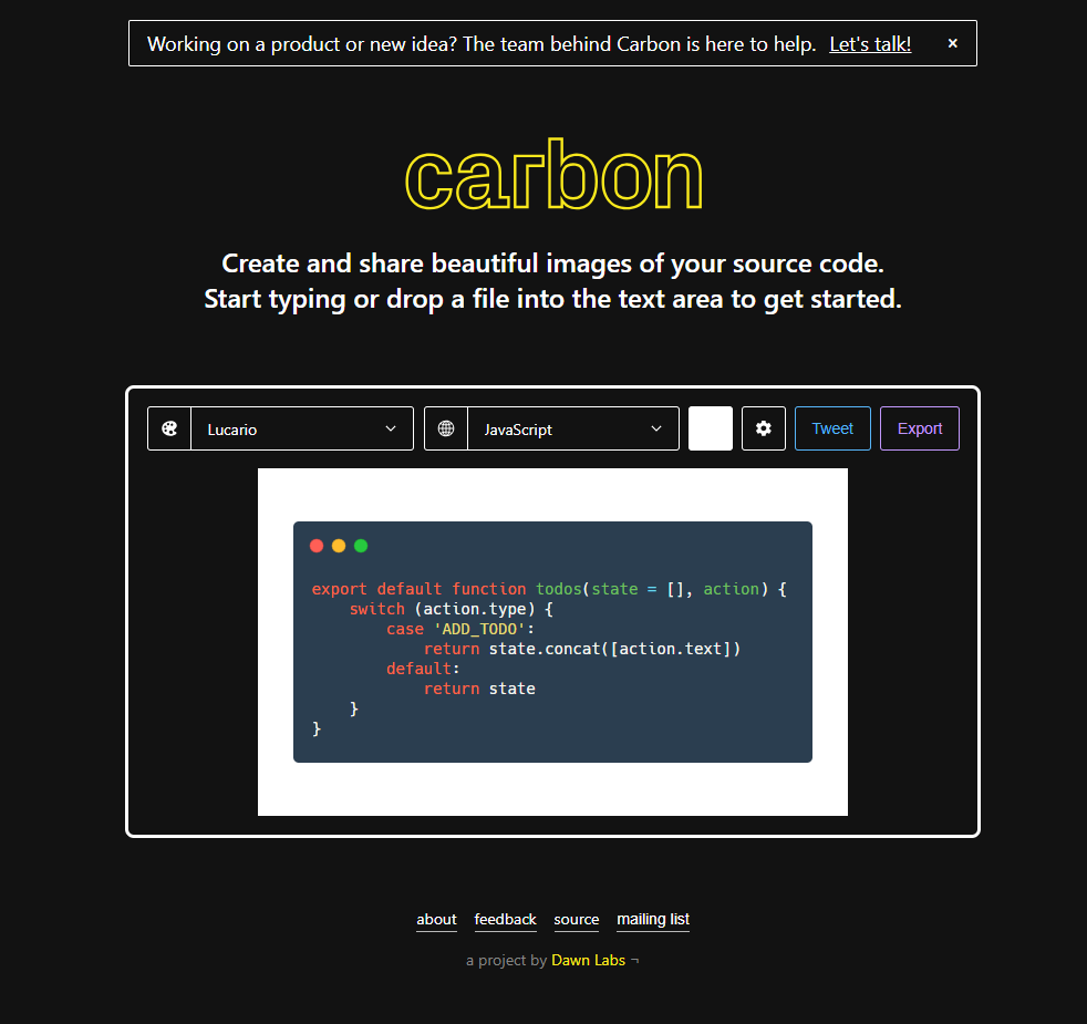 Carbon —— 代码分享利器_carbon.js-CSDN博客