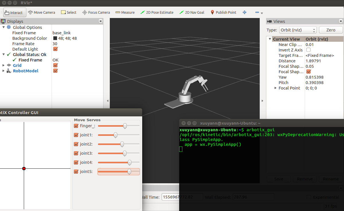 六自由度机械臂ROS+Rviz+Arbotix控制器仿真-CSDN博客