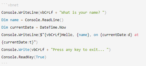 CSDN博客Markdown编辑器代码块语法高亮 -- C#, C++, VB.net, python, javascript_markdown c# 加亮在线-CSDN博客