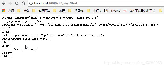 Springmvc框架之jsp路径映射问题 Springmvc Jsp路径 Csdn博客