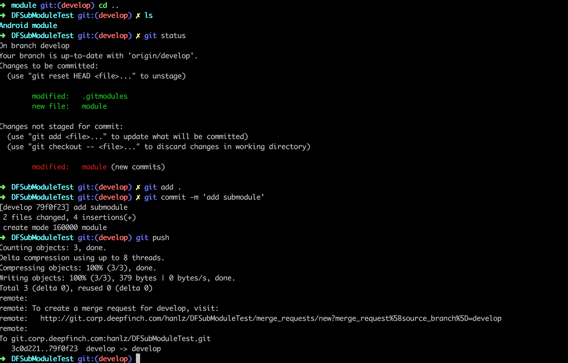 git使用之--------SubModule的使用_git submodule add --force-CSDN博客