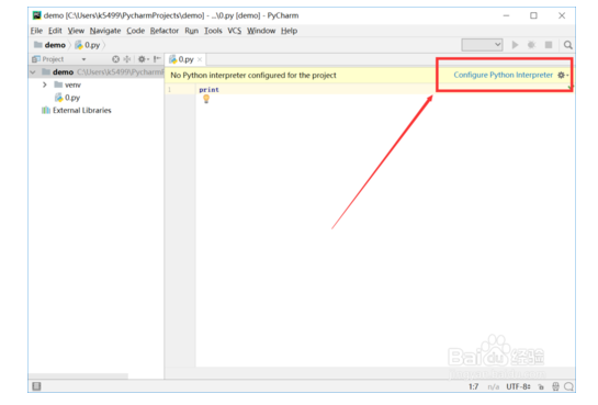pycharm安装和安装PyCharm项目报错解决no python interpreter configured_no python ...