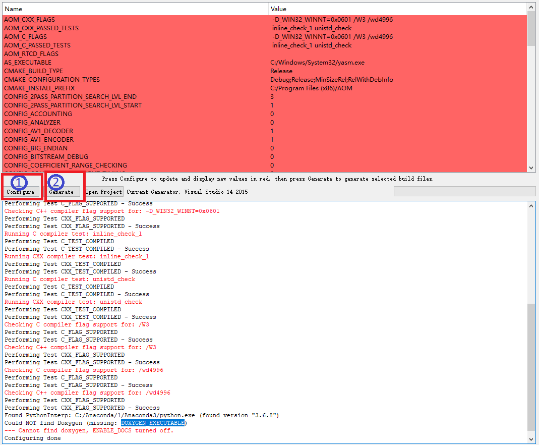 AV1测试软件AOM的编译和使用——window下VS解决方案生成_av软件-CSDN博客