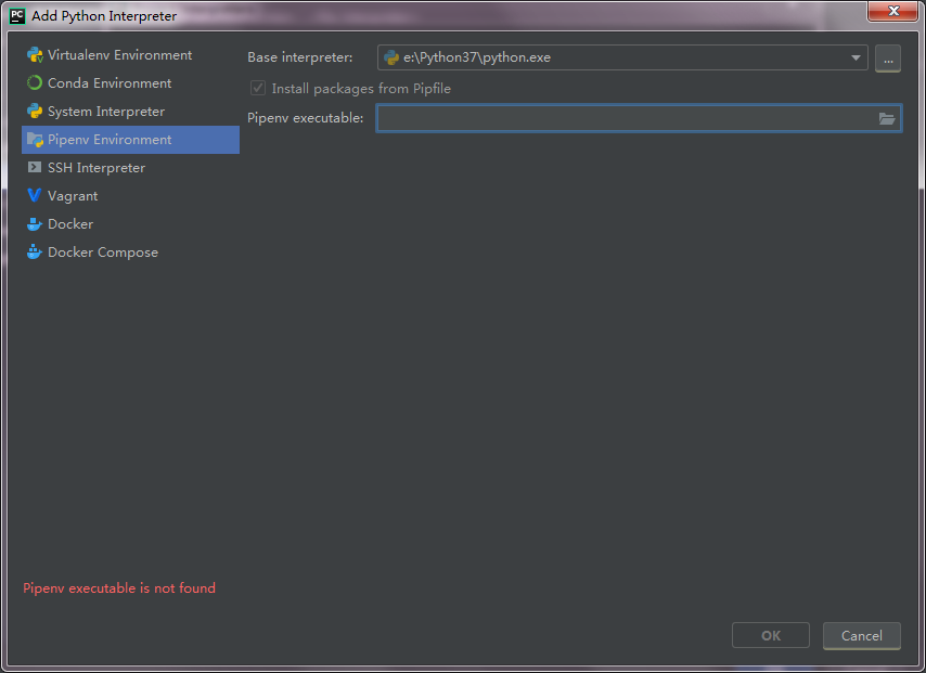 Pycharm学习（三）—— Pipenv excutable is not found_pipenv executable-CSDN博客