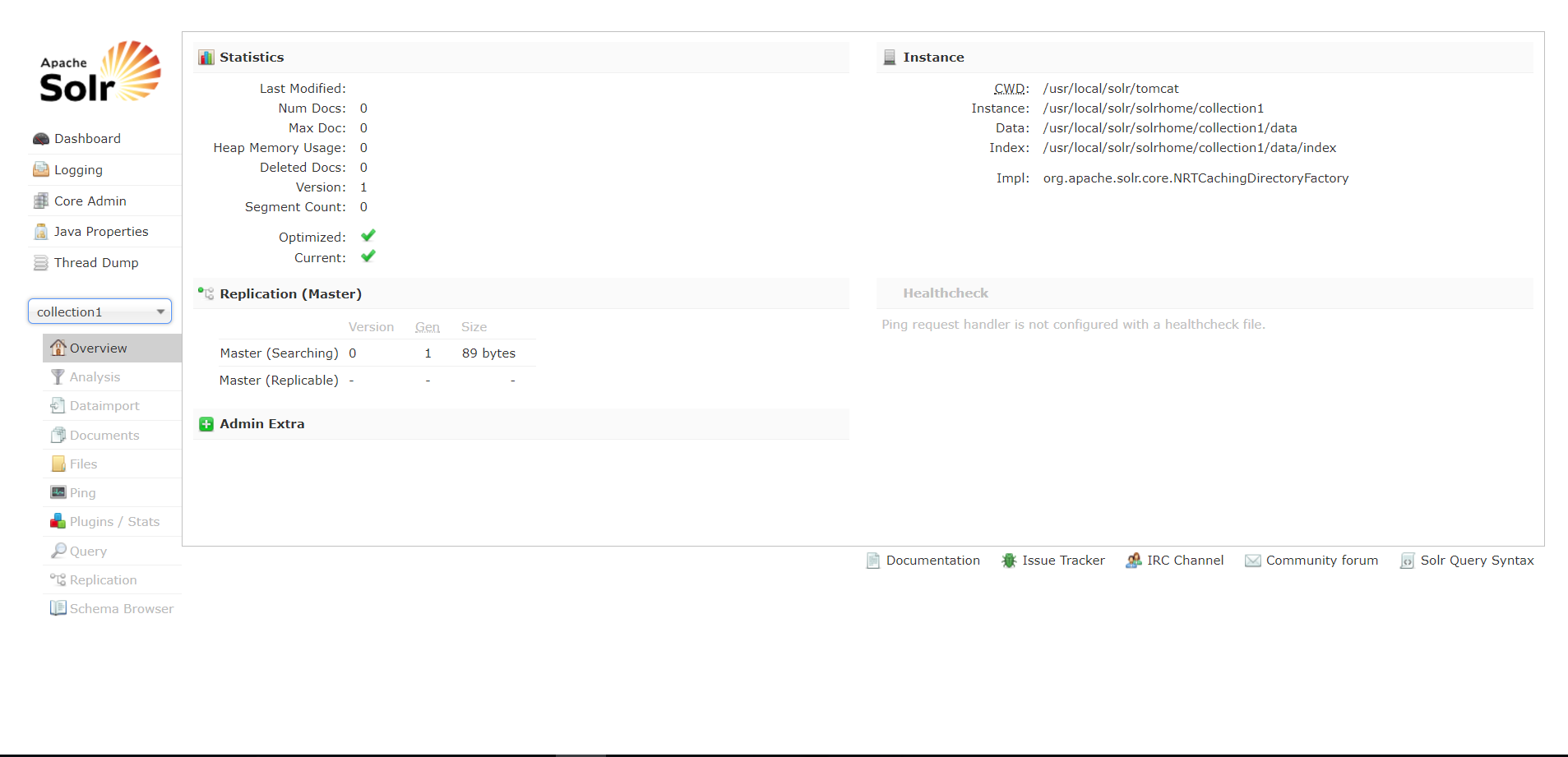 Solr Admin management interface instructions - Programmer Sought