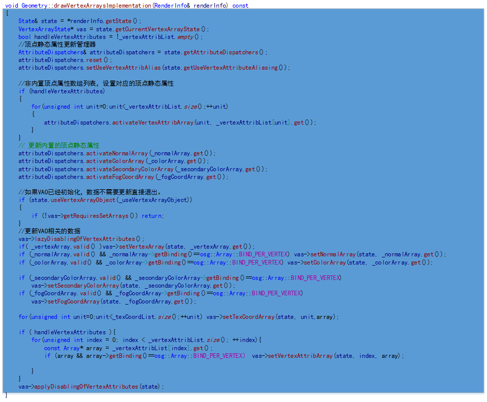 OSG 渲染剖析 之 Geometry中使用VBO、VAO_osg支持vao vbo吗-CSDN博客