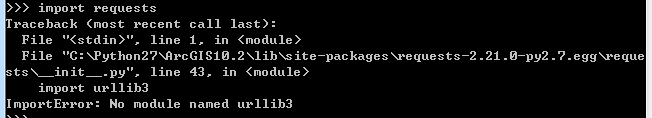 解决第三方库安装出错的一些问题（如no model name urllib3等）_importerror: no module named ...