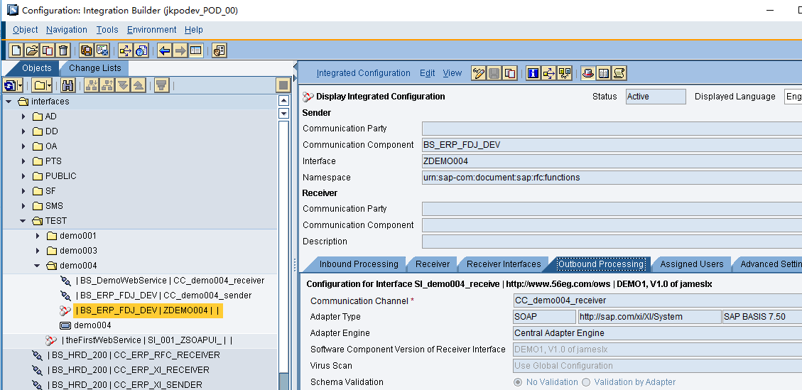 ERP系统RFC协议发送端通过PO连通WebService接口（SAP PO 开发四）_po接口与erp-CSDN博客