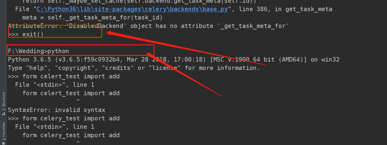 celery AttributeError: 'DisabledBackend' object has no attribute '_get_task_meta_for'_backend ...