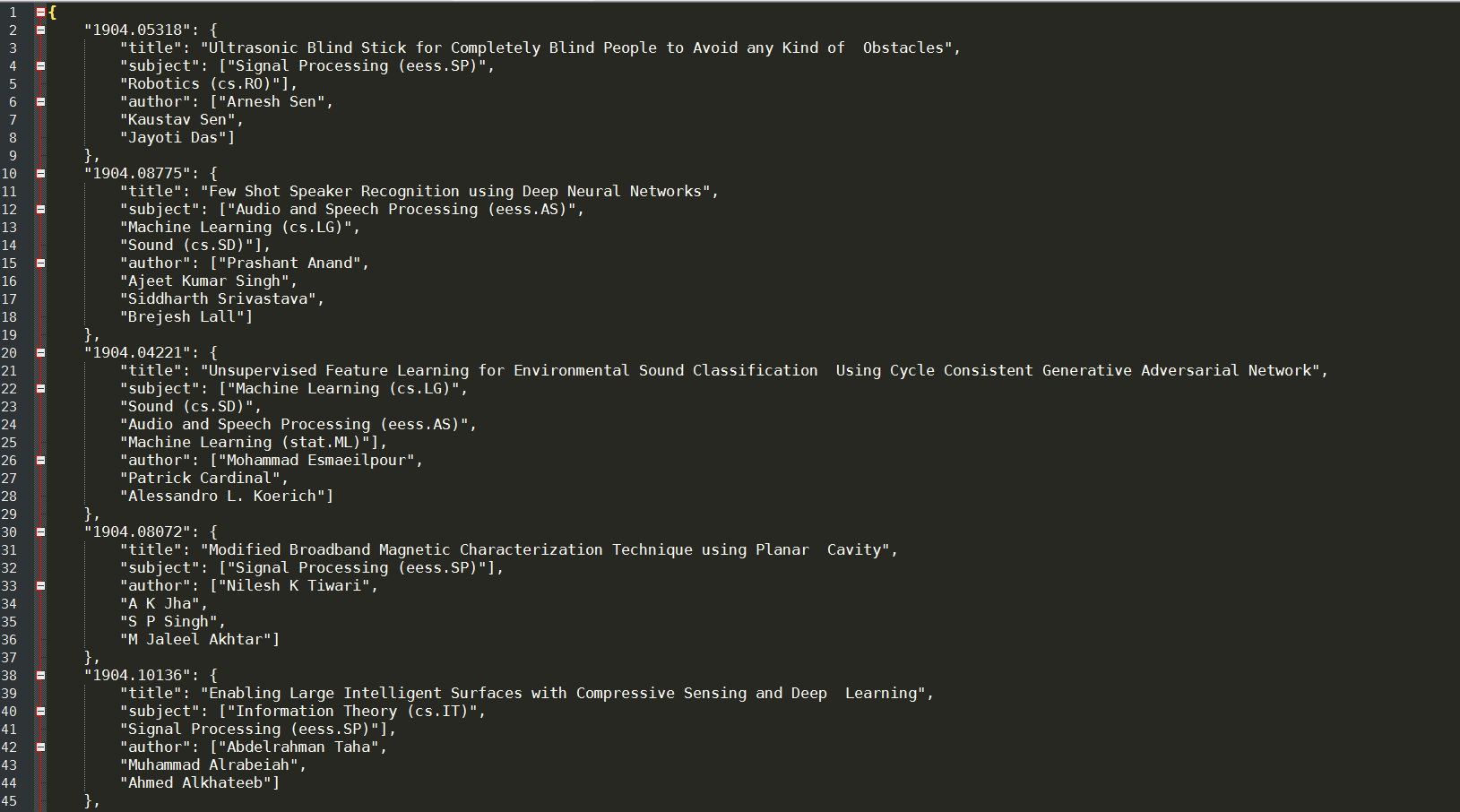 python实现arxiv论文数据解析处理_python解析arxive的论文目录-CSDN博客