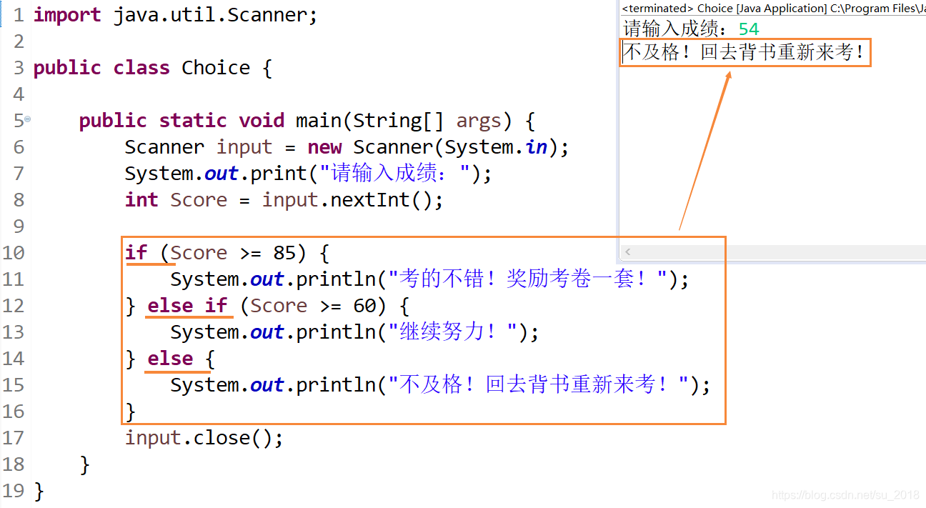Java Java 中的选择结构(if、if Else、if Else If Else、switch Case) Csdn博客