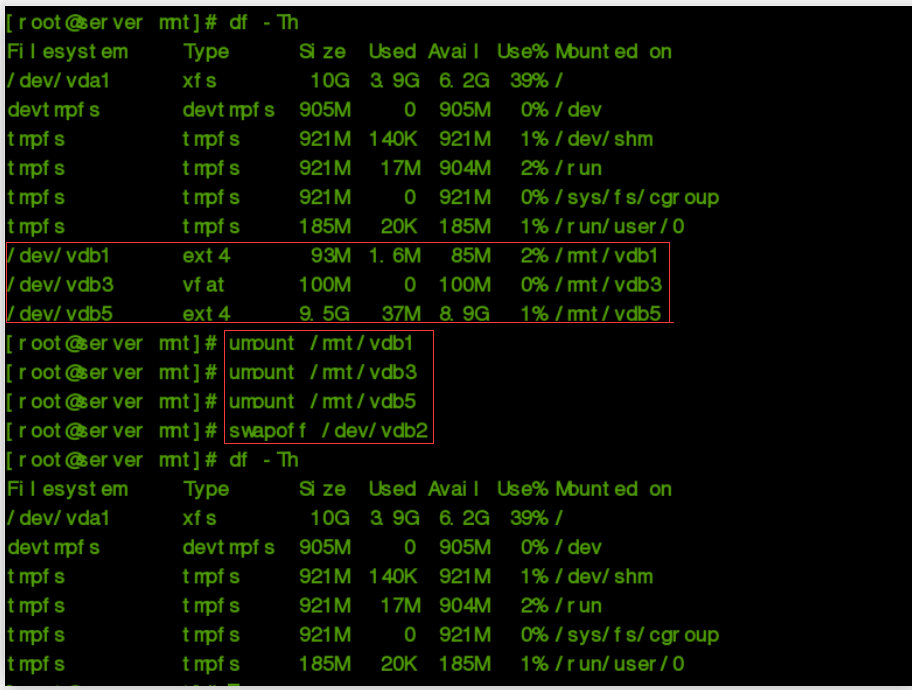 Linux下磁盘分区，卸载，和磁盘配额，LUKS加密_linux卸载luks-CSDN博客