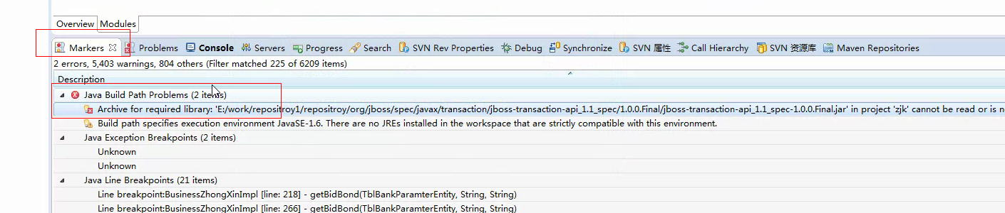 eclipse使用svn导入项目，没有任何错误出现红色感叹号_svn文件变成红叉-CSDN博客