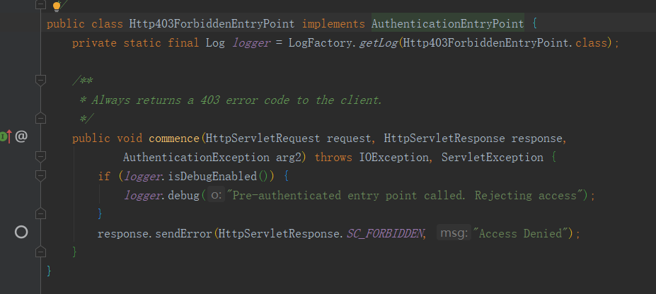 SpringSecurity的异常提示处理error:forbidden,message:Access Denied_Java_Linch的博客-CSDN博客