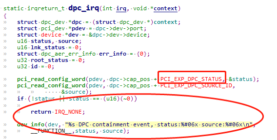 【23】share中断引发的教训和PCIe DPC代码的bug-CSDN博客