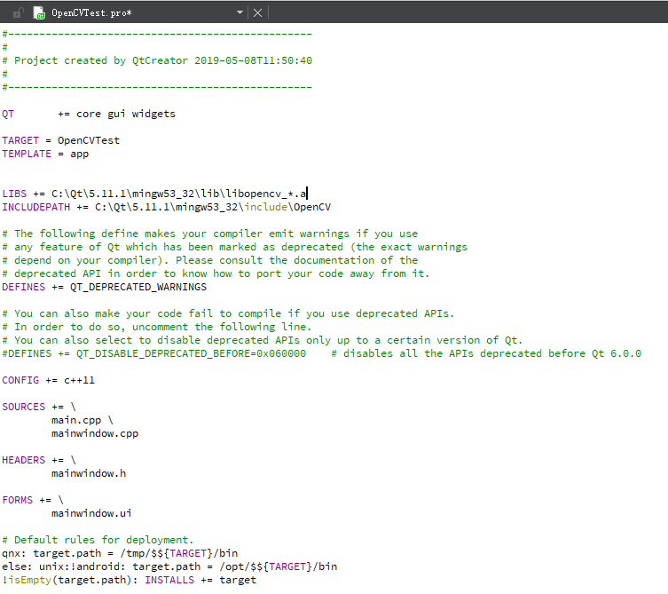 Qt5+OpenCV3.4.6环境搭建_qt5 opencv配置-CSDN博客