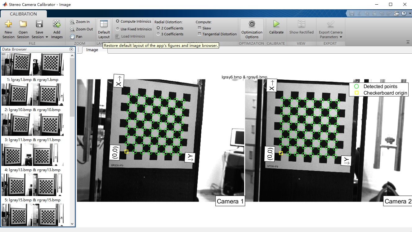 Matlab R2018a 使用自带stereoCameraCalibrator进行相机标定_18版的matlab摄像头-CSDN博客