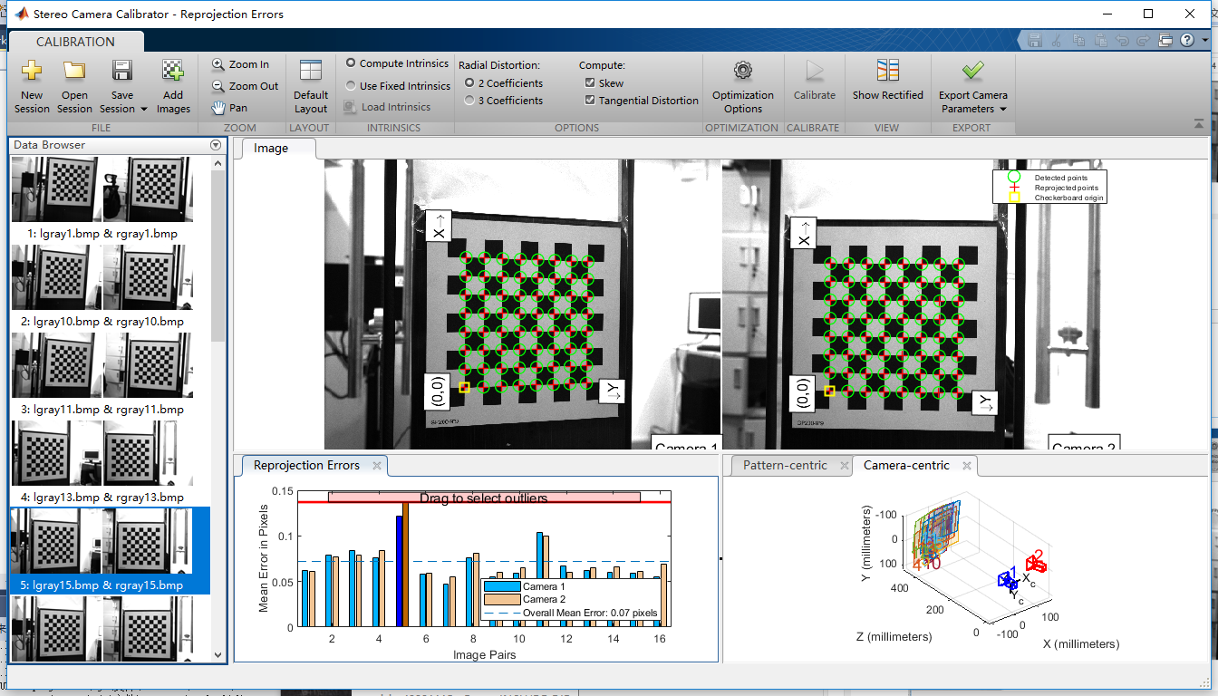 Matlab R2018a 使用自带stereoCameraCalibrator进行相机标定_18版的matlab摄像头-CSDN博客