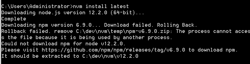利用nvm安装npm失败的解决办法_could not download npm for node-CSDN博客